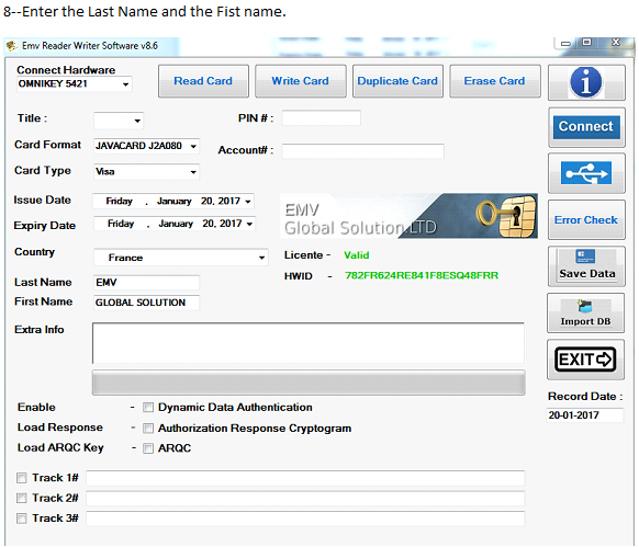 EMV Reader/Writer v8.6 ( EMV Software) EMV Reader/Writer v8.6 ( EMV Software)