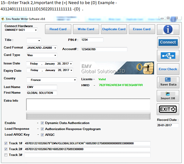 EMV Reader/Writer v8.6 ( EMV Software)