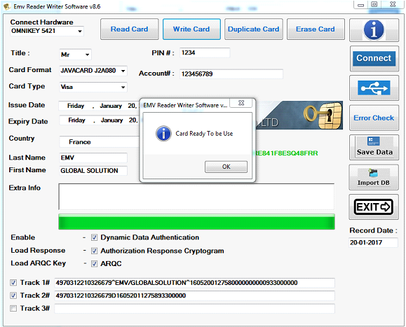 EMV Reader/Writer v8.6 ( EMV Software) EMV Reader/Writer v8.6 ( EMV Software)